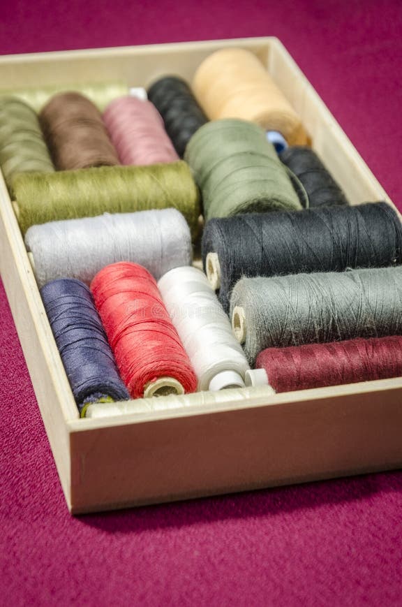 Needle and Thread a Sewing Kit Stock Image - Image of retro, thimble ...