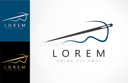 Needle Thread Logo Stock Illustrations – 13,367 Needle Thread Logo ...