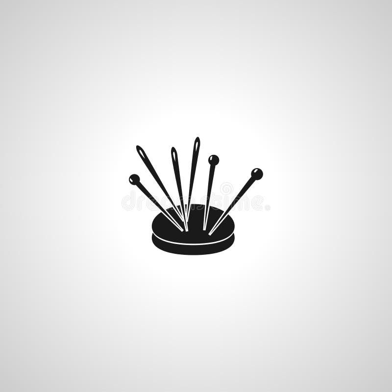 Needle and Thread Simple Isolated Icon. Needle and Thread Simple ...