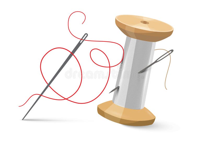 Thread Bobbin Needle Vector Stock Illustrations – 7,199 Thread Bobbin ...