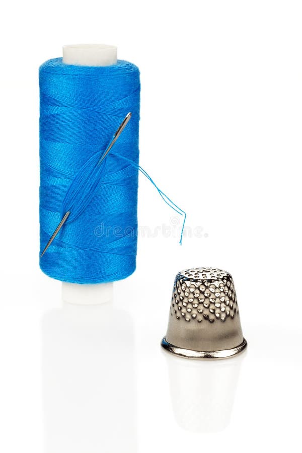 Needle thread thimble stock image. Image of hobbies, backgrounds - 72252697