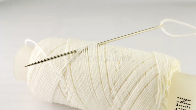 Needle and thread stock photo. Image of business, cotton - 66584244