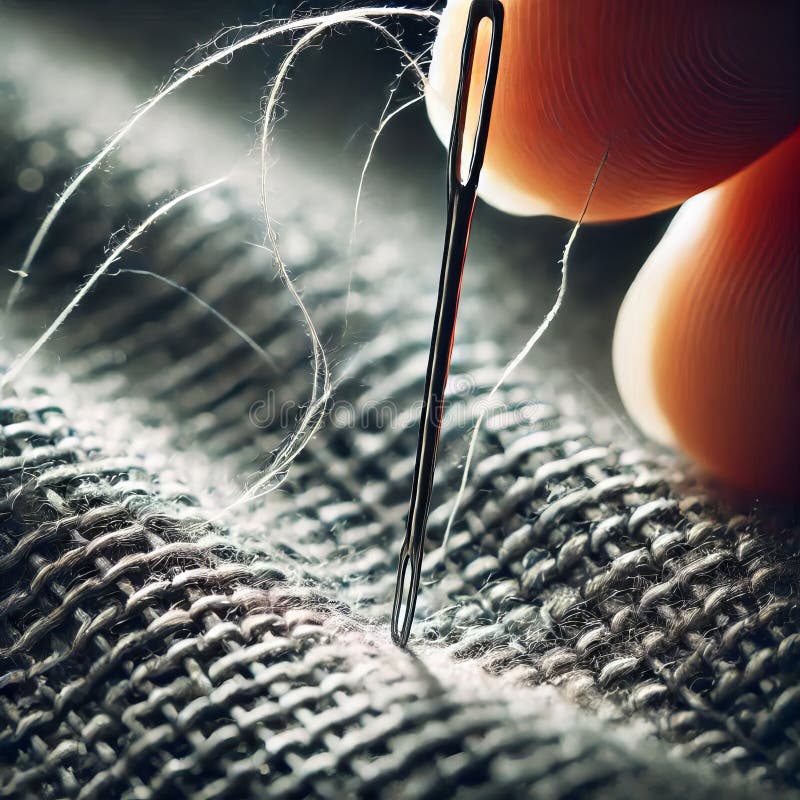 Threading Fabric Stock Illustrations – 501 Threading Fabric Stock ...