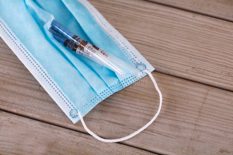 Needle Tube Pierced the Mask Stock Photo - Image of pierced, developed ...