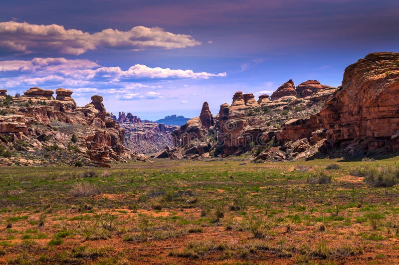 The Needles stock image. Image of district, park, sandstone - 32271355