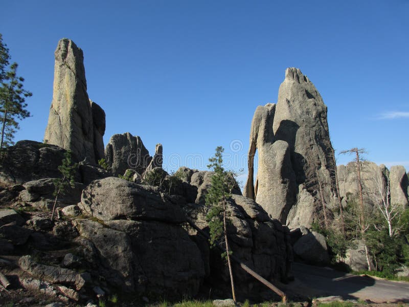 The Needles Eye stock photo. Image of southdakota, needleshighway ...