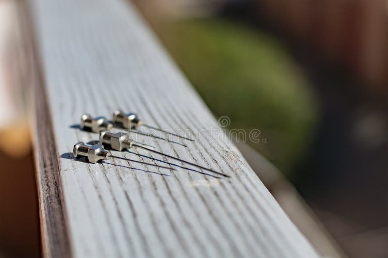 Old syringe needles stock photo. Image of hospital, macro - 176479482