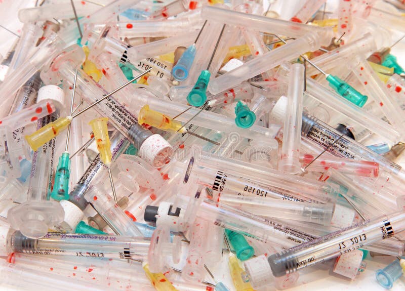 Needles pile stock image. Image of contamination, biohazard - 29440449