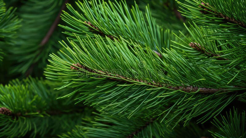Needles pine tree texture stock illustration. Illustration of flora ...