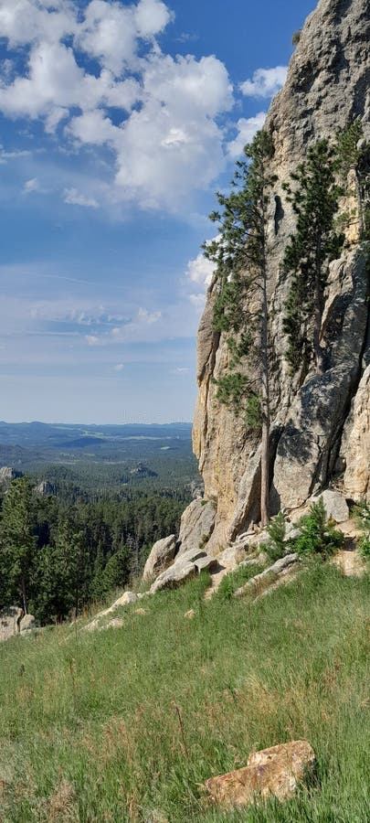 Needles Road Rocky Outcroppings in Custard State Park SD Stock Photo ...