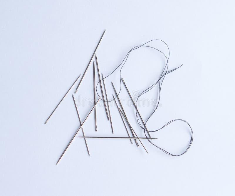 Needles for sewing stock photo. Image of sewing, pattern - 63160514