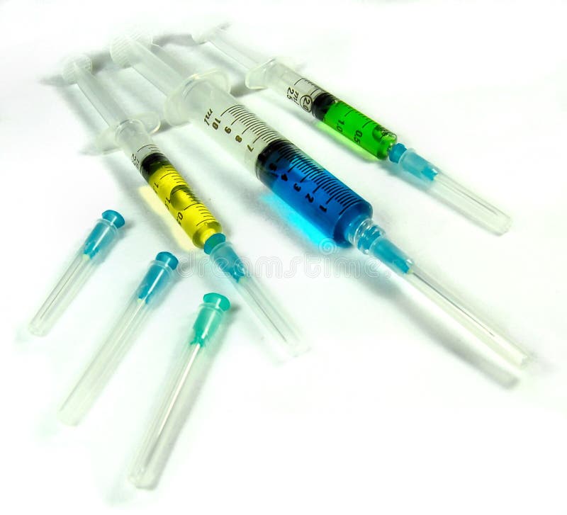 Needles and syringe stock photo. Image of injection, health - 5043448