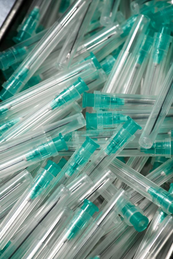 Needles for syringe stock image. Image of group, medicament - 165050341