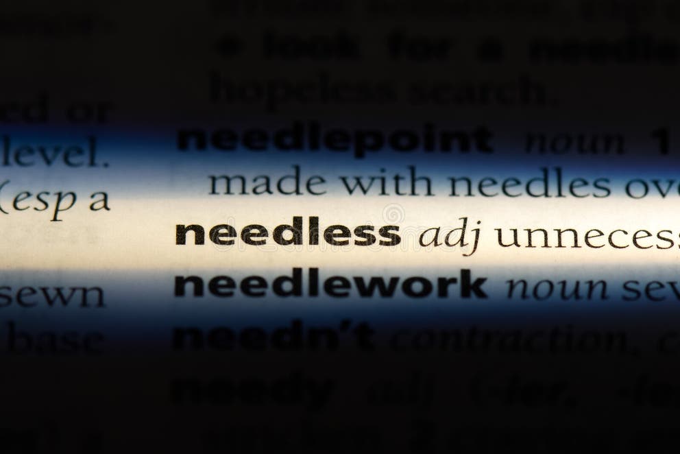 Needless stock image. Image of macro, idea, english - 126544193