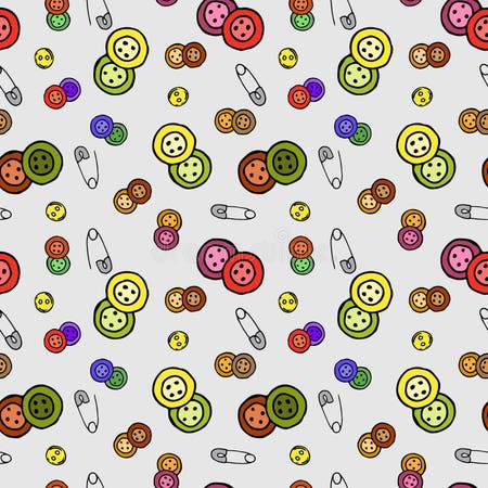 2761 Needlework, Seamless Pattern, Vector Illustration, Materials for ...