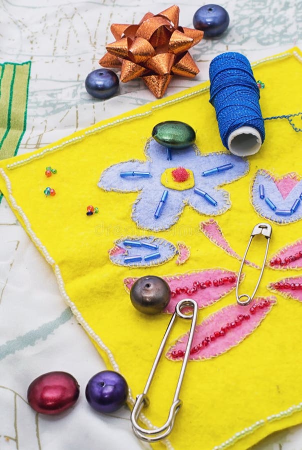 Needlework stock image. Image of needle, instrument, show - 35090919