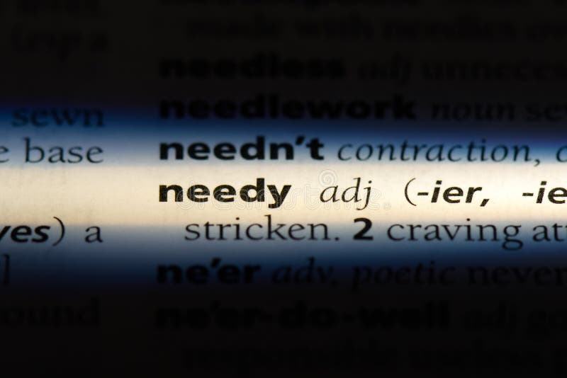 Needy stock photo. Image of closeup, word, needy, info - 126544194