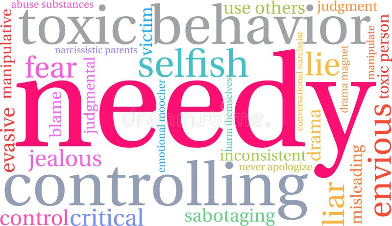 Needy Word Cloud stock illustration. Illustration of person - 104013815