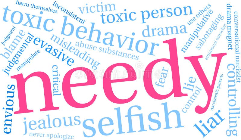 Needy Word Cloud stock vector. Illustration of judgment - 104014284