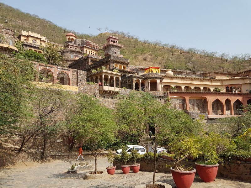 Neemrana Fort a Classy Look of Rajasthan Stock Photo - Image of ...