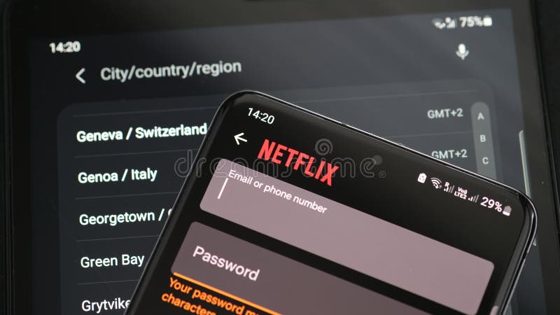 Neftlix Login Membership in Different Region for Share Password ...