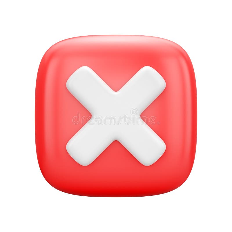 Negative Answer, Saying No or Decline Sign Icon Stock Illustration ...