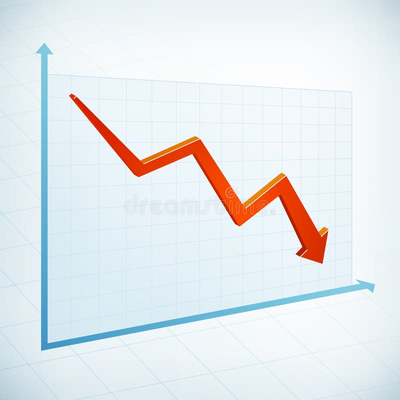 Negative graph stock illustration. Illustration of graphic - 14016068