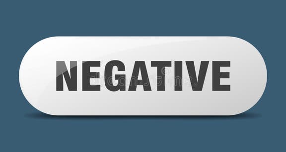 Negative Button. Negative Sign. Key. Push Button Stock Vector ...