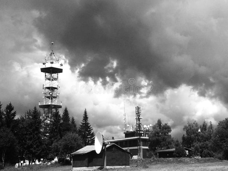 Negative clouds stock photo. Image of cloudy, photographed - 196352182