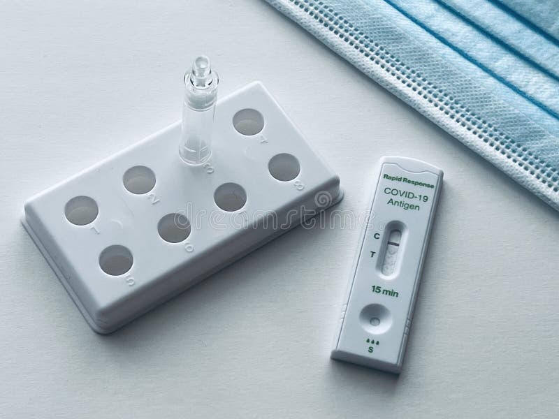 Negative Covid-19 Antigen Test Stock Photo - Image of antigen, rapid ...
