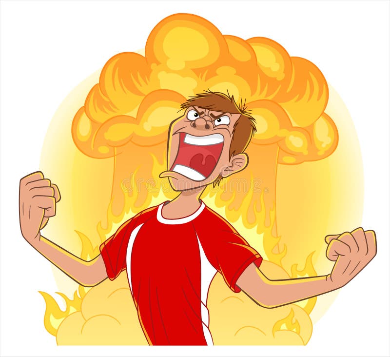 Frantic Cartoons Of People