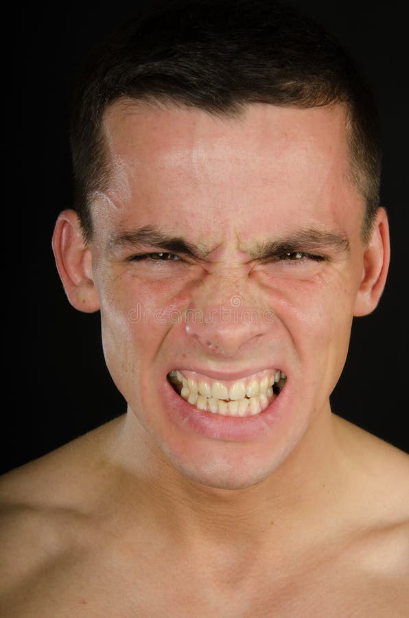 Anger and Rage. the Man is Angry. Stock Image - Image of scream ...