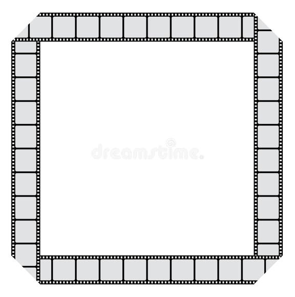 Negative film border frame stock illustration. Illustration of ...