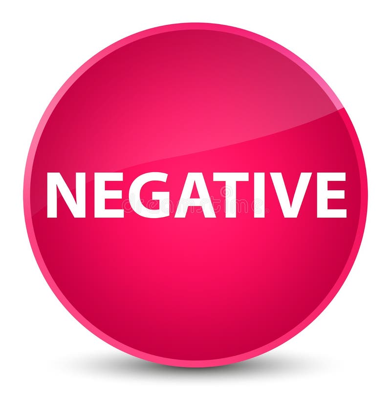 Negative Elegant Pink Round Button Stock Illustration - Illustration of ...