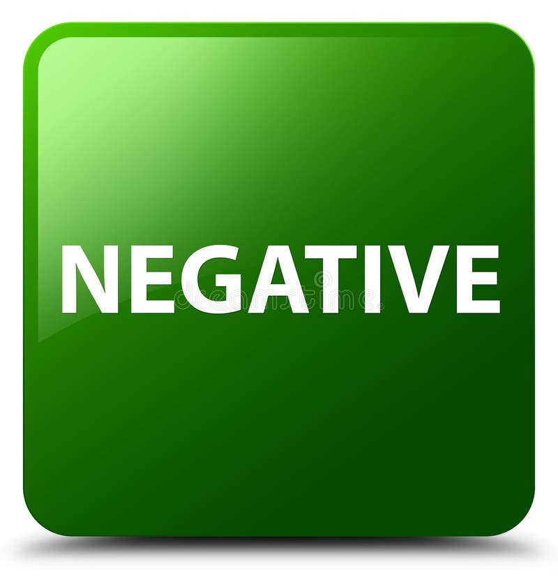 Negative Green Round Button Stock Illustration - Illustration of veto ...