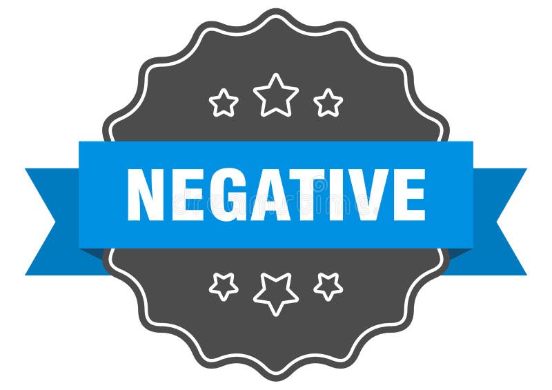 Negative label stock vector. Illustration of gray, isolated - 194929320