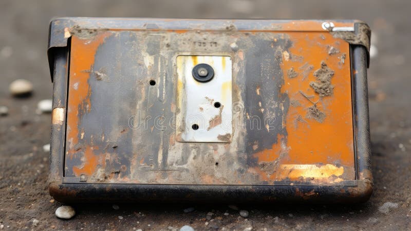 Negative lead acid battery stock illustration. Illustration of leakage ...