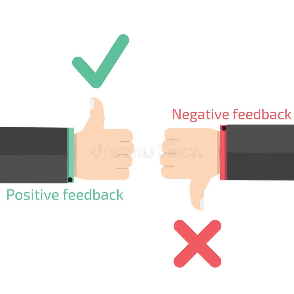 Positive Negative Feedback Stock Illustrations – 7,620 Positive ...