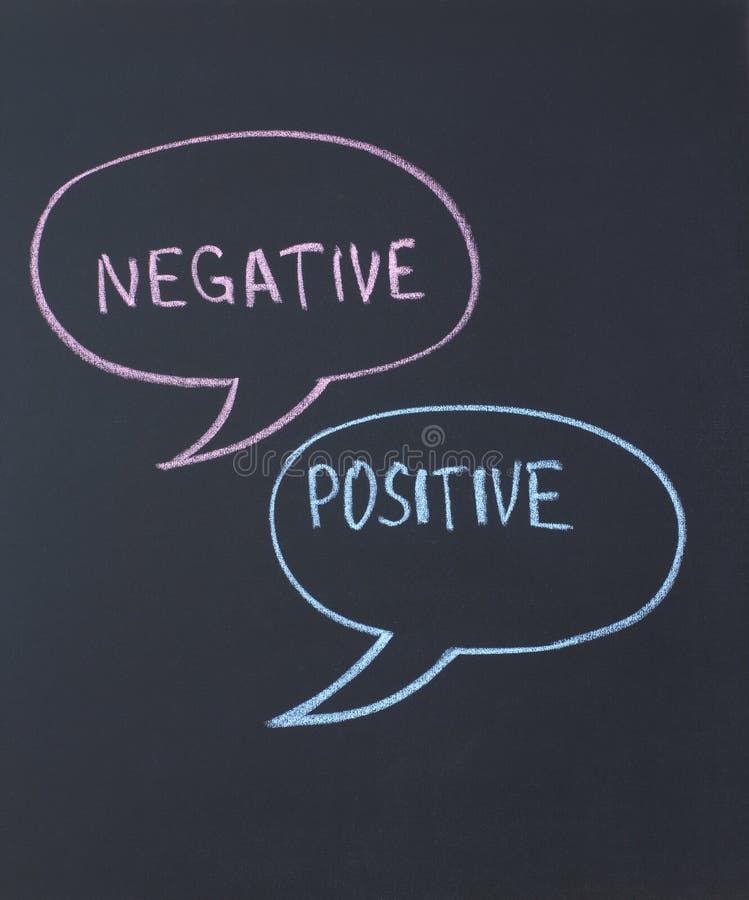 Negative and positive stock photo. Image of innovation - 35271264