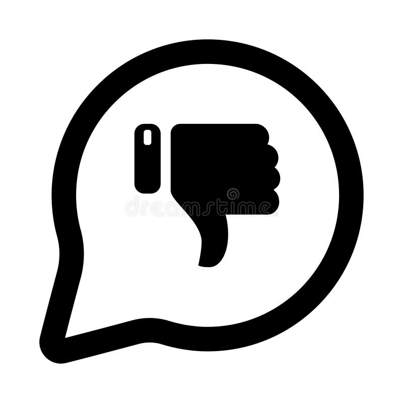 Negative Response Icon stock vector. Illustration of cartoon - 295793791