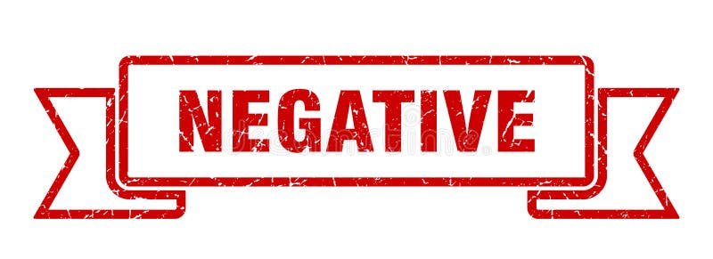 Negative ribbon. stock vector. Illustration of negative - 189693894