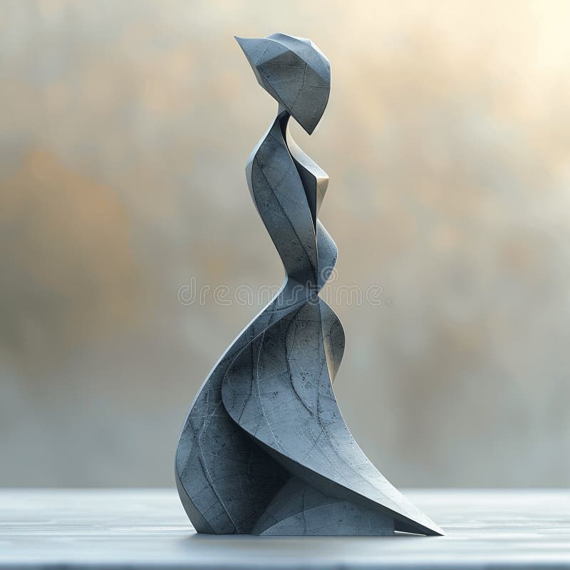 Negative Space Defining Object Silhouette Stock Illustration ...