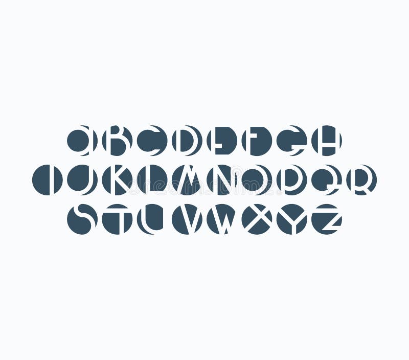 Negative space font stock vector. Illustration of decorative - 57708827