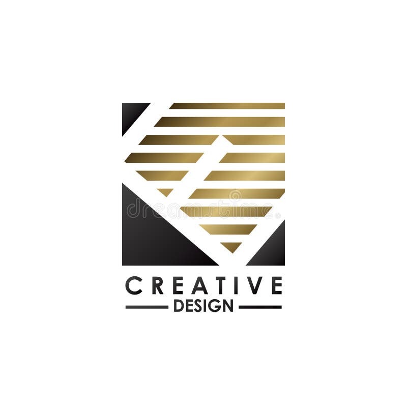 E Negative Logo Design Stock Illustrations – 495 E Negative Logo Design ...