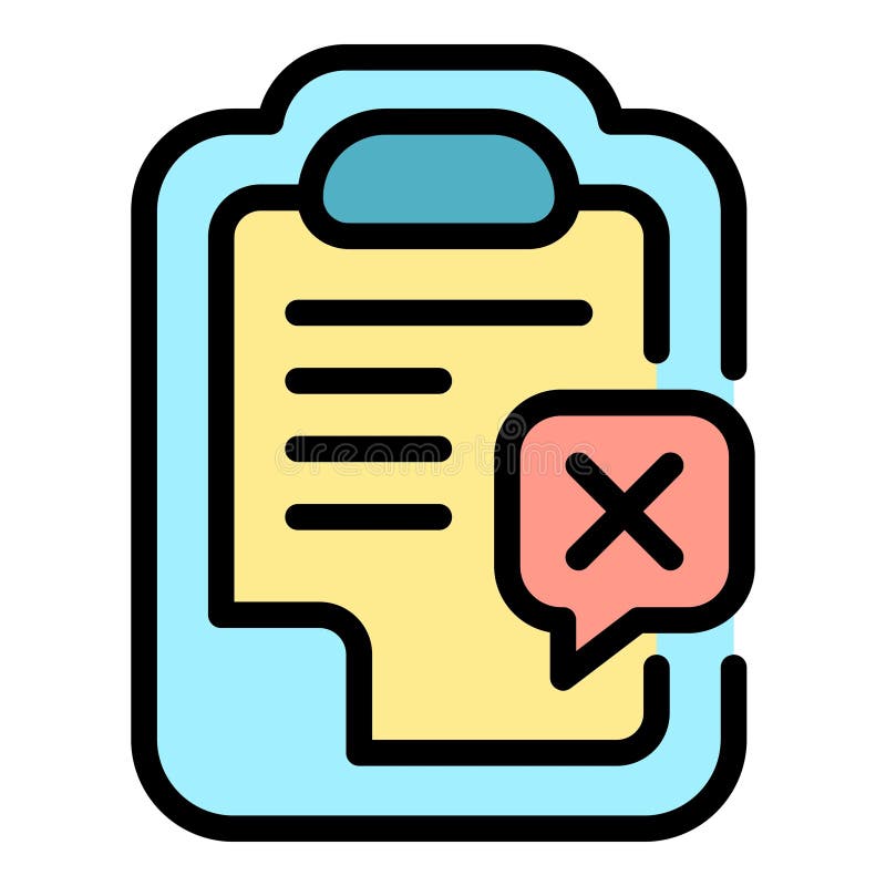 Negative Test Icon Vector Flat Stock Vector - Illustration of design ...