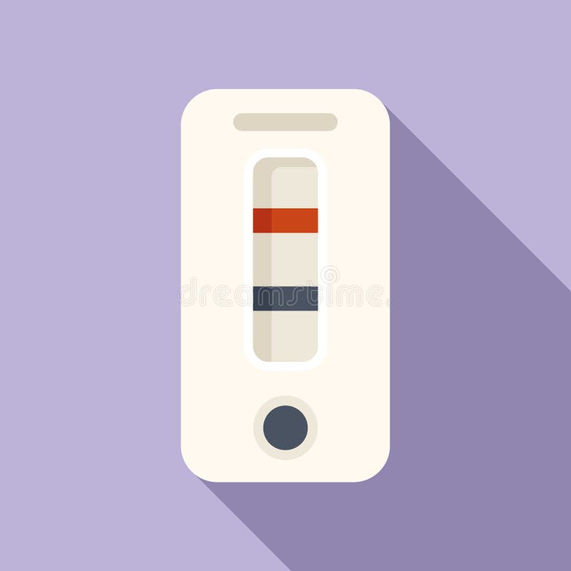 Negative Test Result Icon Flat Vector. Medical Sample Stock ...