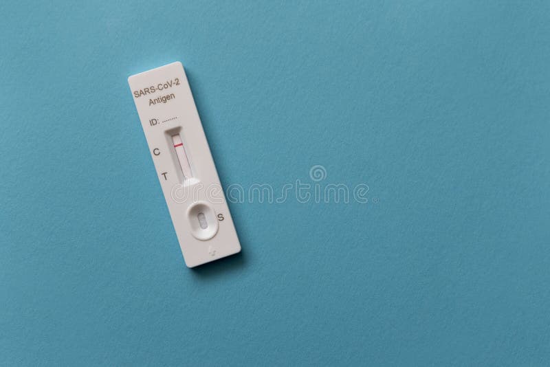 Negative Test Result by Using Rapid Test Device for COVID-19 Stock ...