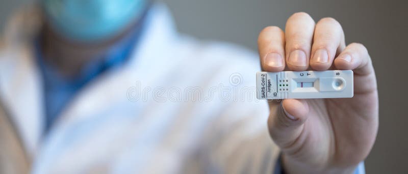 Negative Test Result by Using Rapid Test Device for COVID-19 Stock ... Negative Test Result by Using Rapid Test Device for COVID-19 Stock ...