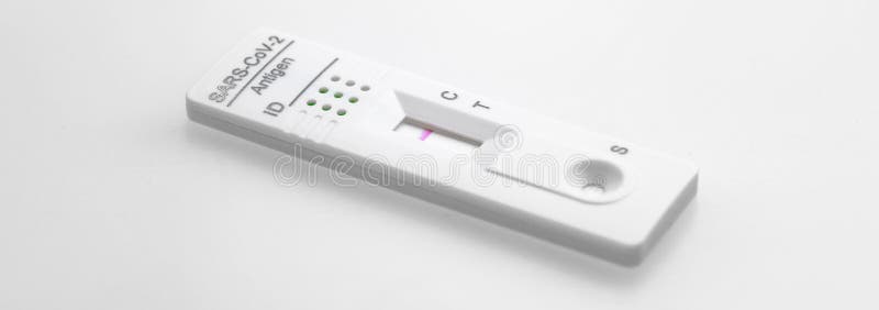 Negative Test Result by Using Rapid Test Device for COVID-19 Stock ...