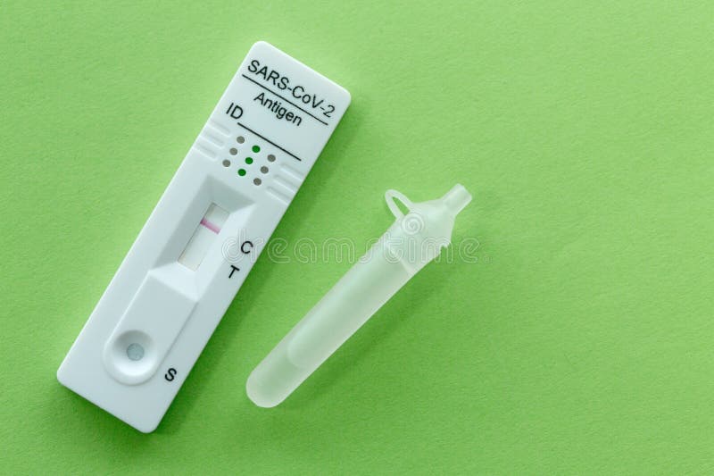 Negative Test Result by Using Rapid Test Device for COVID-19 Stock ...